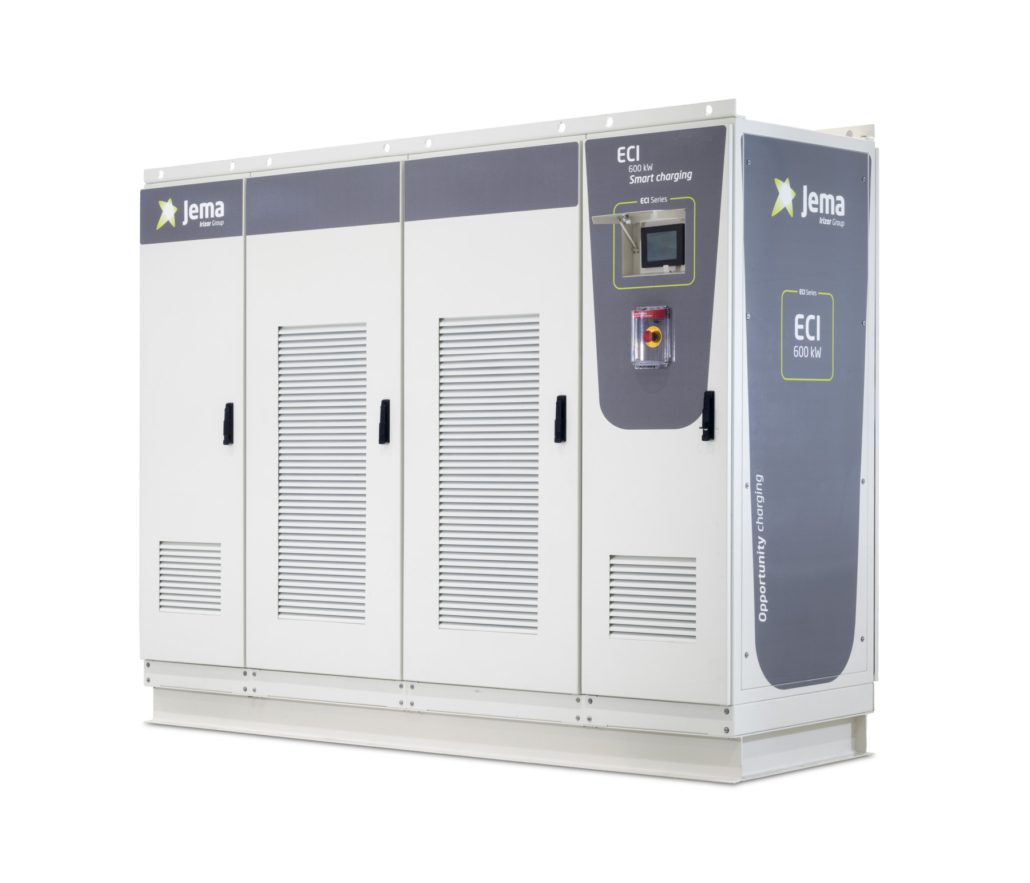 Opportunity chargers for electric buses and trucks - JEMA Energy